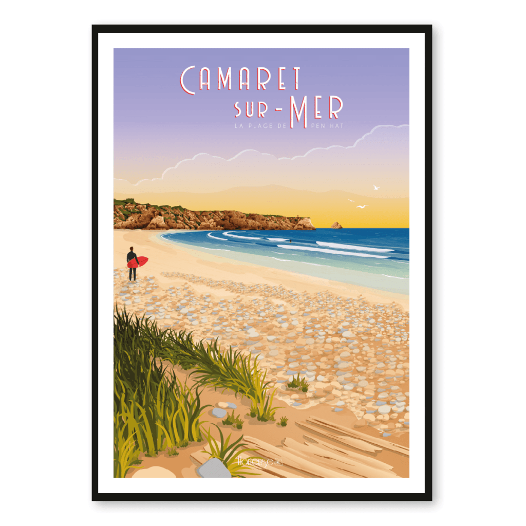 Affiche La plage de Pen Hat | Hortense